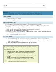 Lesson B Lab Pdf Cti Page Lesson Lab B Adding Constants To