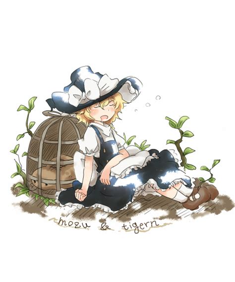 Safebooru Artist Name Birdcage Blonde Hair Bow Cage Closed Eyes Eyes