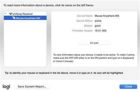 Logi Options Lists My Mx Anywhere But Doesnt Find It When Searching Rlogitech