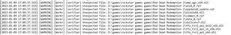 Unexpected Files In Install Directory Are Files Essential To Running The Game Rreddeadredemption2