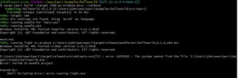 Cant Build For Target I686 Pc Windows Msvc · Issue 2040 · Tauri Apps