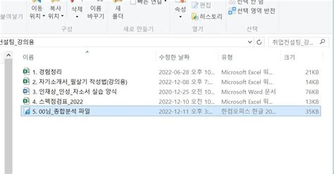 이력서자기소개서 컨설팅 무료 자료 최지현 숨고 숨은고수