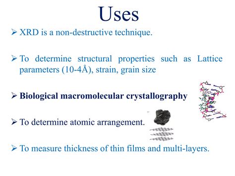 X Ray Diffraction Pptx Chemistry Science