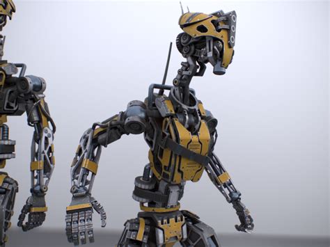 Scout Robot Gameready Model Unity Unreal Engine 3d Model In Robot 3dexport