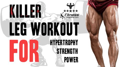 Leg Workout Best Exercises