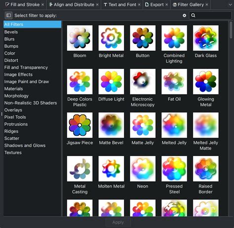 Inkscape 14 New Filter Gallery Modular Grids And Enhanced Font Tools