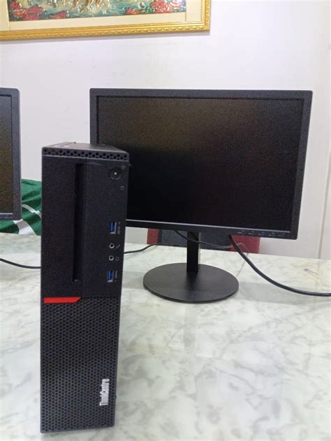 Lenovo Thinkcentre Cpu And 19inch Lenovo Monitor Computers And Tech