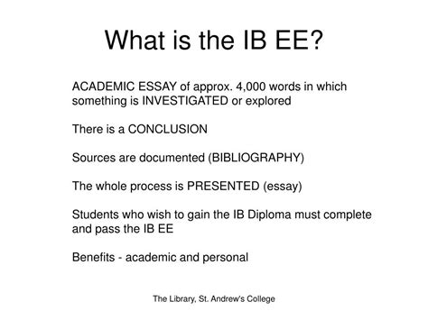 PPT The IB Extended Essay PowerPoint Presentation Free Download ID PPT The IB Extended Essay PowerPoint Presentation Free Download ID