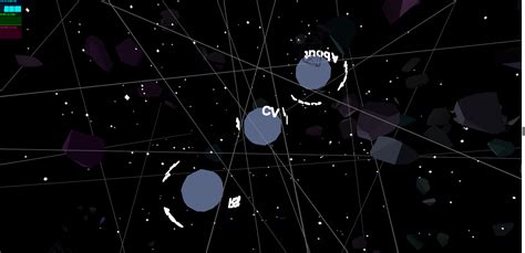 personal website blender ball scrolling animation showcase three