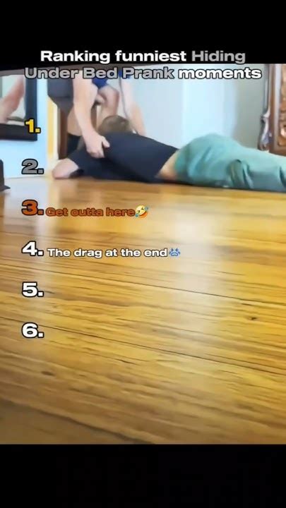 Ranking Funniest Hiding Under Bed Prank Moments Prank Funny Shorts