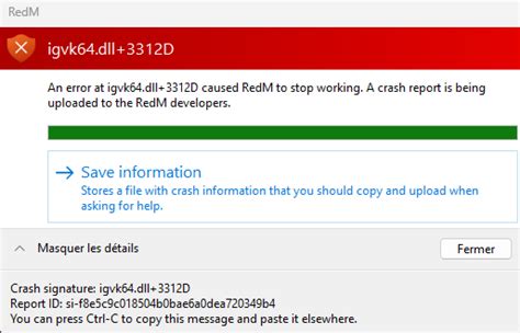 Crash Redm RedM Client Support Cfx Re Community