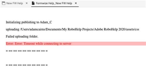 Ftp Connection Issue Error Timeout While Conne Adobe Community