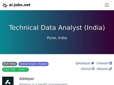 Hiring Technical Data Analyst India In Pune India Raimljobs