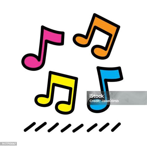 Music Notes Doodle 6向量圖形及更多音符圖片 音符 樂譜 音樂 Istock