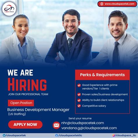 Cloud Space Llc On Linkedin Jobopening Hiring Businessdevelopment