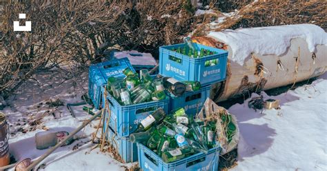 A Pile Of Crates Sitting On Top Of A Snow Covered Ground Photo Free Nature Image On Unsplash
