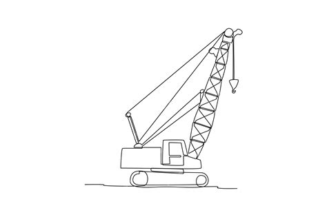Concept Doutils De Construction De Dessin Au Trait Continu