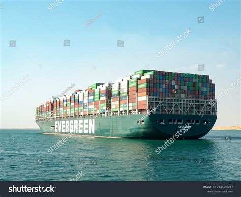 Evergreen Container Ship Images Stock Photos Vectors Shutterstock