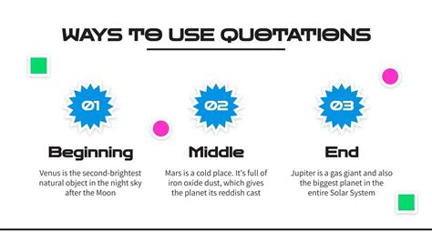 Quotation Rules Theme For Education
