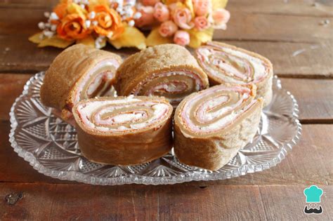 Pionono de jamón y queso Receta FÁCIL y DELICIOSA