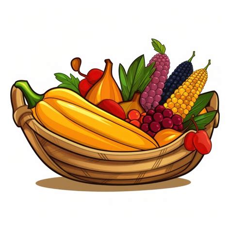 Premium Photo Cornucopia Icon For The Thanksgiving
