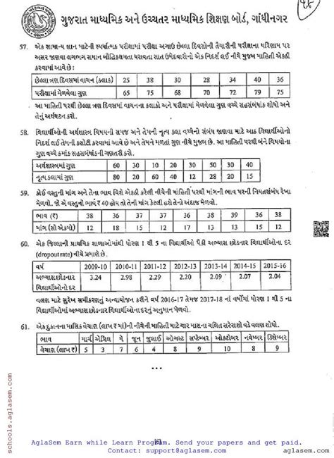 Gseb Std 12th Statistics Model Paper 2025 Pdf Download Gujarat Board Class 12 Statistics