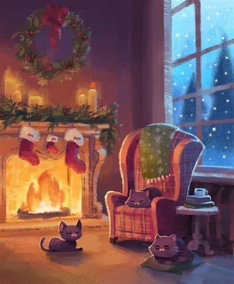 Pin By Sojeung Kim On 우 Christmas Illustration Christmas Art Winter