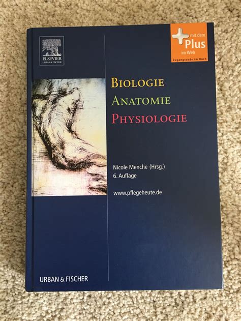 Biologie Anatomie Physiologie 6 Auflage Kleiderkorb De