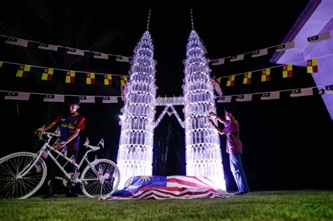 Tiktok Viral Sensation Brothers Create Klcc Sculpture Using Recycled