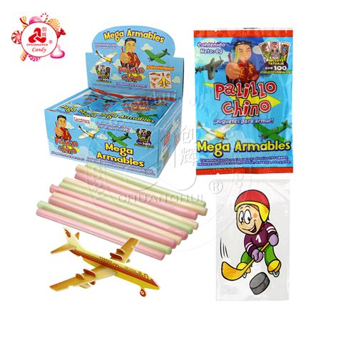 Supply 3 In 1 Cc Stick Candy Straw Candy Cartoon Tattoo Sticker Aircraft Jigsaw Puzzle Ch C113