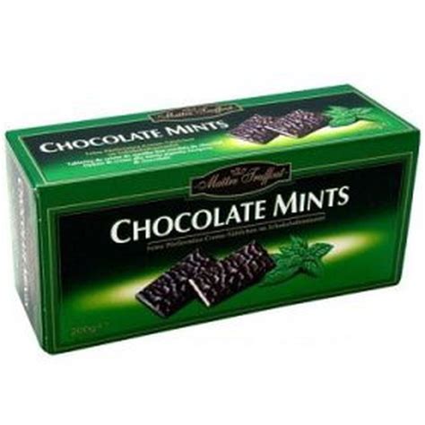 Шоколадные конфеты с мятной начинкой Chocolate Mints, 200 - 60 ...