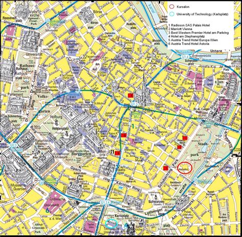 Mapas De Viena Áustria Mapasblog