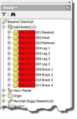 Autodesk Inventor Multi Body Naming Prefixing