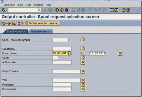 Spool Administration Sp01 Full Sap Basis