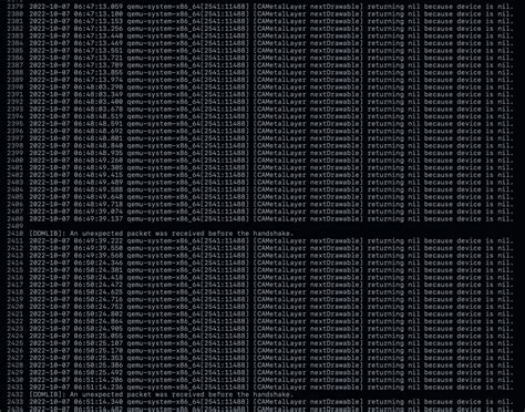 Getting Spammed With Cametallayer Nextdrawable Returning Nil Because