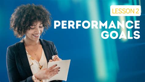 Setting Performance Goals