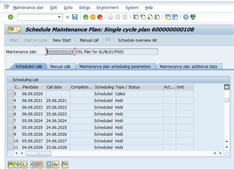 Maintenance Plans IP Display Future Orders SAP Community