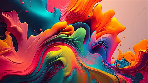 Fluid Color Irregular Illustration Background Fluid Irregular Shape