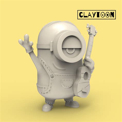 👹 Stuart The Minion 3d Printable Figure・ Stl File For 3d Printing・cults