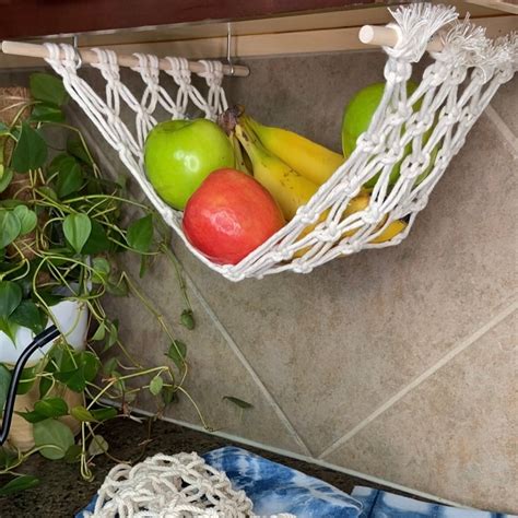 Macrame Fruit Hammock DIY Kit Macrame Pattern And Knot Guide Etsy