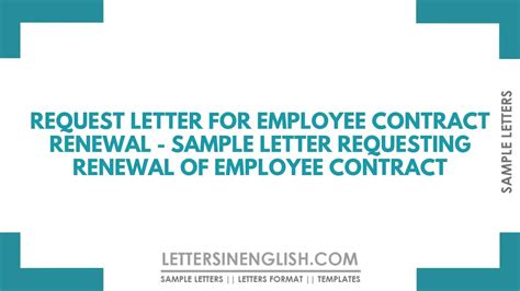 Contract Extension Letter Sample Letter For Extension Of Contract For