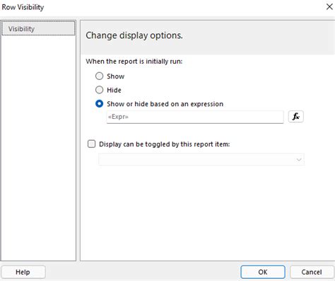 How To Compare 2 Expressions In Ssrs And Hide Row Based On That Microsoft Qanda