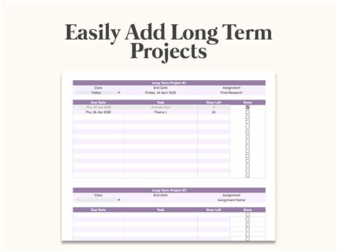 Assignment Tracking Spreadsheet School Spreadsheet Assignment Tracker