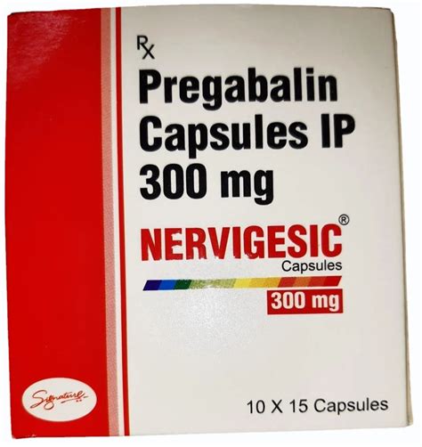 Nervigesic Pregabalin Capsules 300 Mg At ₹ 620 Box In Mumbai Id