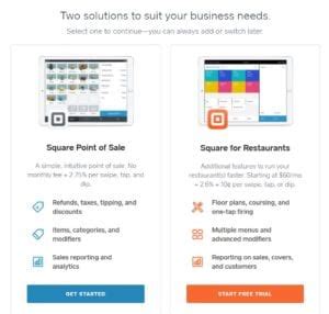 Comparing Square S Free POS Square For Restaurants
