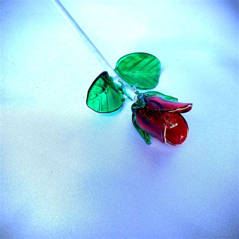 Blown Glass Flowers Etsy