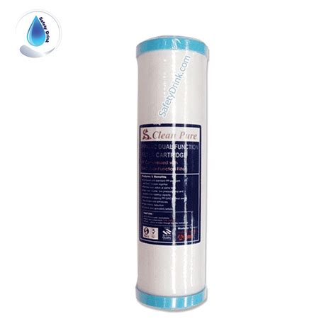 SafetyDrink ไส้กรองน้ำ PP-GAC 10 นิ้ว 5 ไมครอน CleanPure | Shopee Thailand