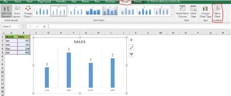 How To Easily Move A Chart To A New Sheet In Excel