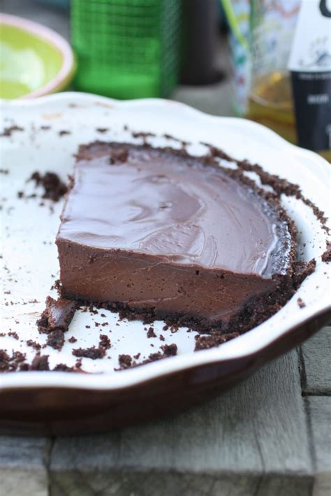 Chocolate Custard Pie Chef Letícia
