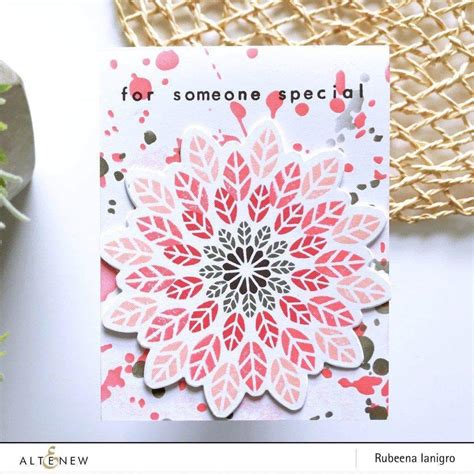 Splatter Stencil Altenew